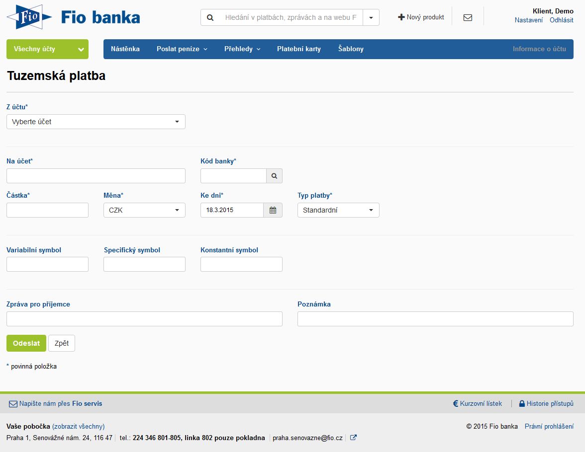 Jak Vypad Nov Fio Internetbanking Fio Banka
